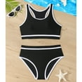 Girl's Swimsuit Set - Stylish Two Piece Bikini Swimsuit for Teen Girls ...