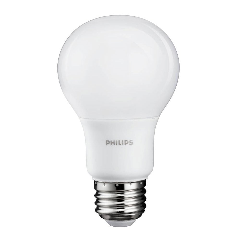 Philips 8 Watt A19 60 Watt Replacement 800 Lumen Daylight LED Light ...
