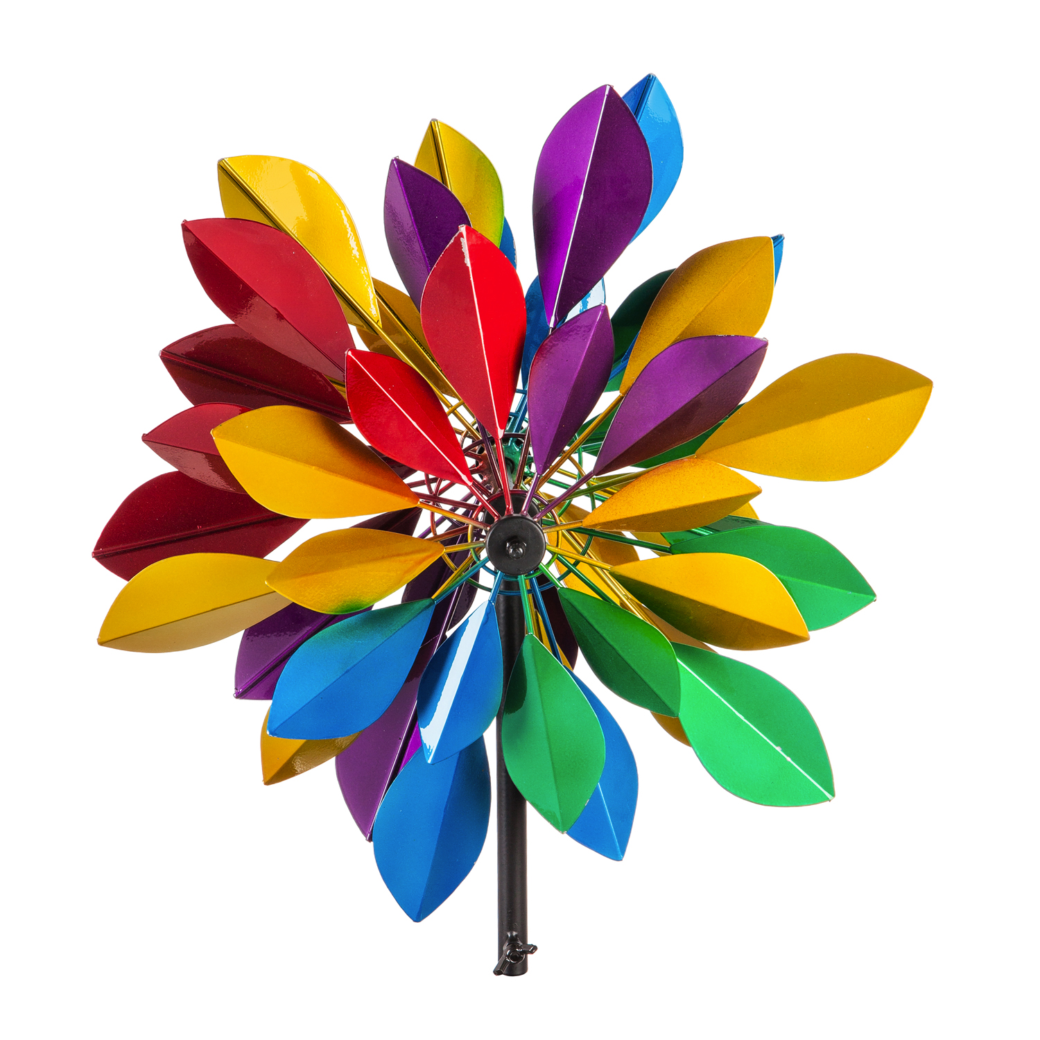 Deluxe Wind Spinner Topper, Colorful Layers of Petals - Walmart.com