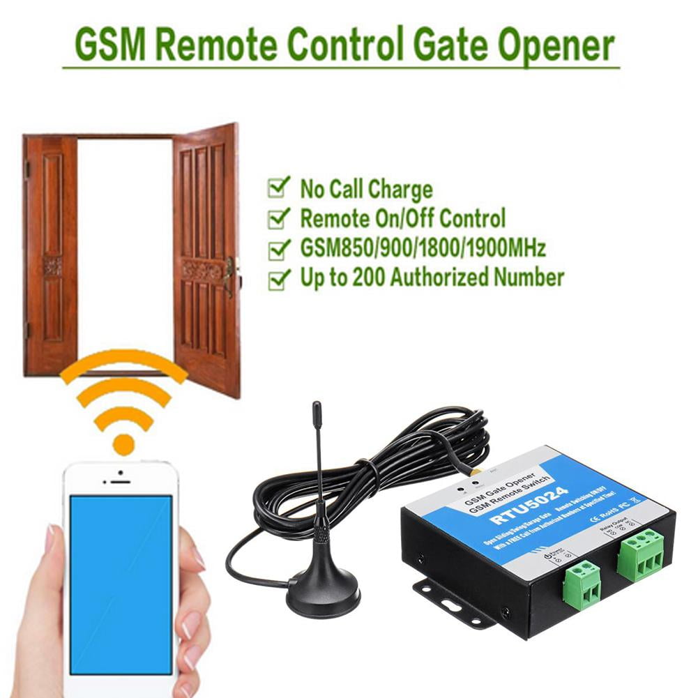 RTU5024 GSM Gate Relay Switch Remote Control Wireless Door Access ...