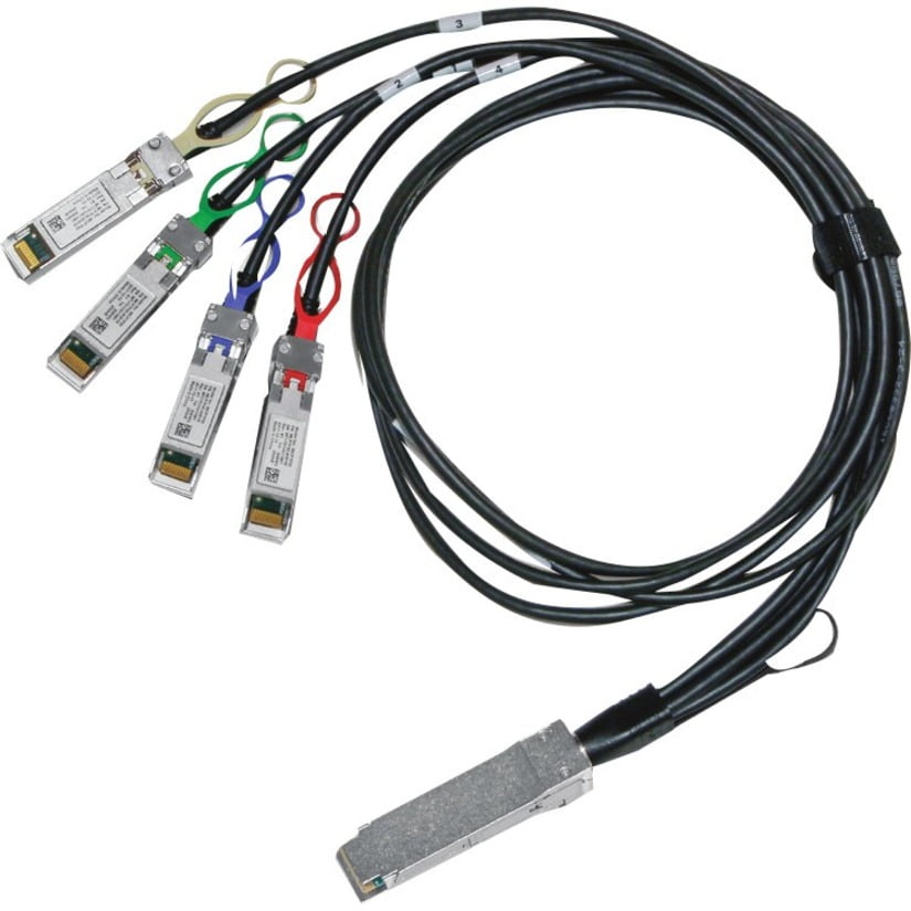 NVIDIA 100GbE to 4x25GbE (QSFP28 to 4xSFP28) Direct Attach Copper ...