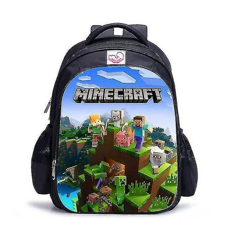 Minecraft Children's School Backpacks Cartoon School Bags 16 Inch ...