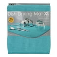 S&T XL Reversible Microfiber Dish Drying Mat - Teal - 18" x 24 ...