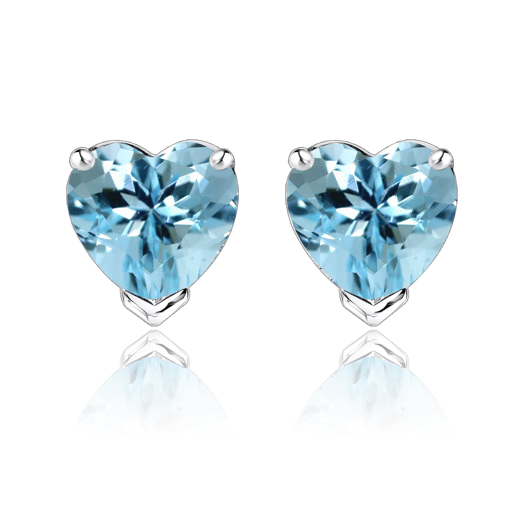 Click here for Jeenmata Gorgeous 1 Carat Heart Cut - Blue Topaz -... prices
