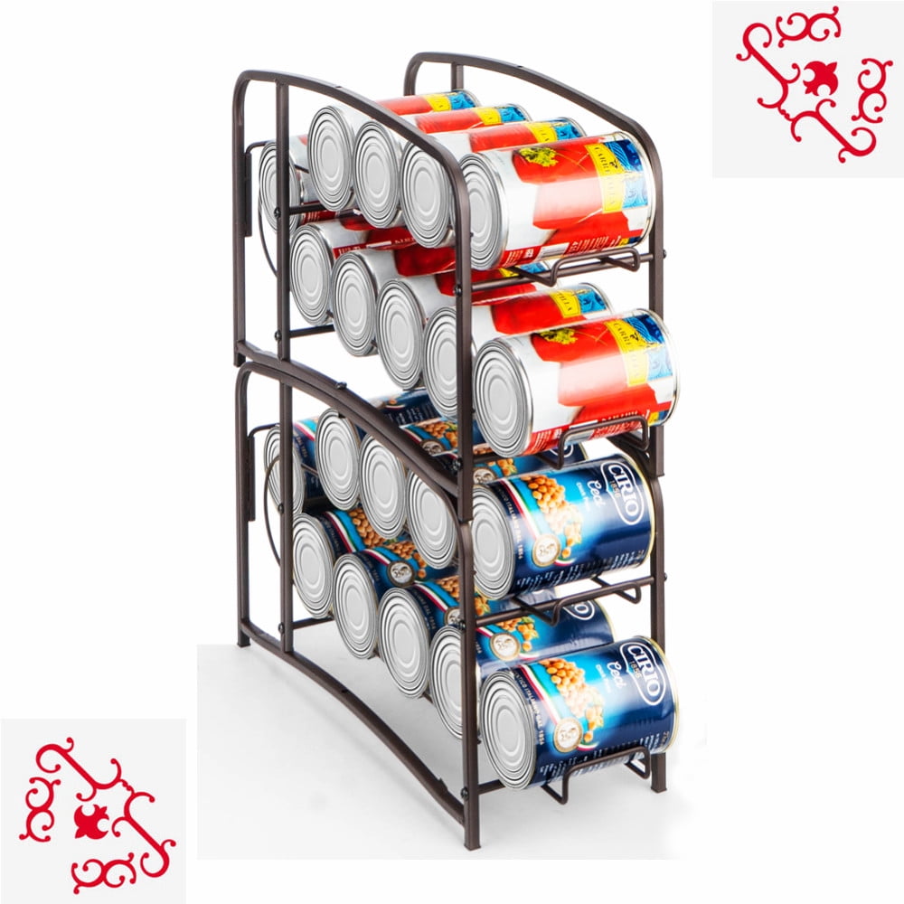 2PC Can Organizers for Pantryfor Canned food or Pantry Refrigerator ...