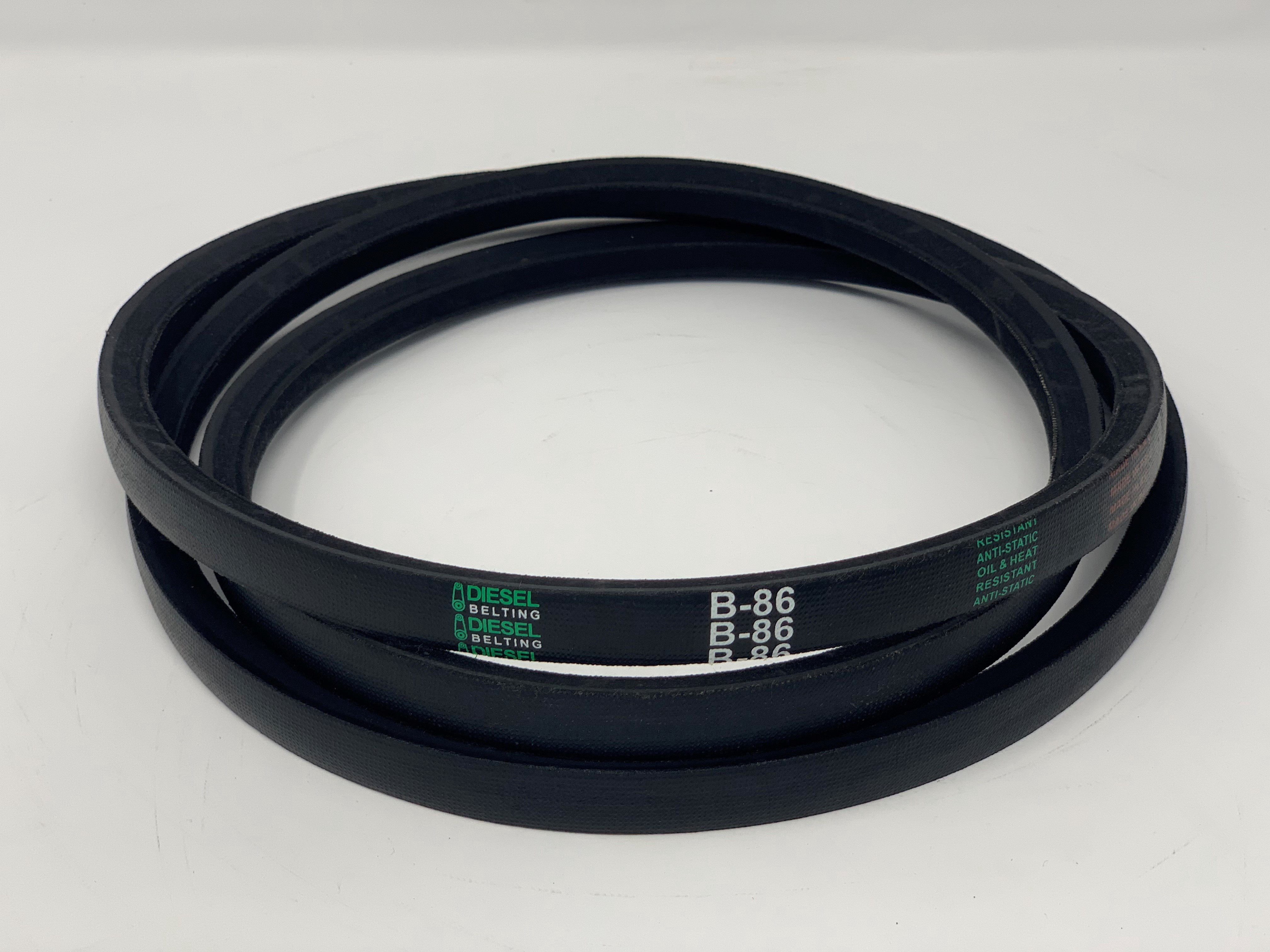 B86 Classic Wrapped V-Belt 21/32 x 89in Outside Circumference - Walmart.com