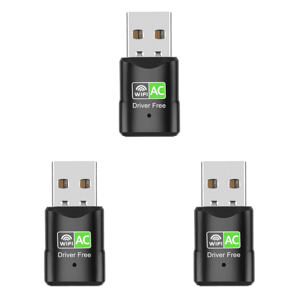 Adaptador USB Dongle 600M Receptor Doble Banda Tarjeta Red Inalámbrica ...