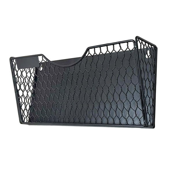 Wall Mounted Mesh File Holder Display Rack Magazine Paper Multipurpose ...