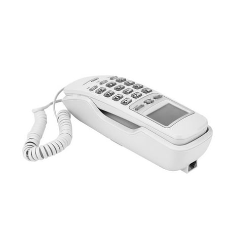 Landline Wall Phones, Built-in Dial Pad Wall Mounted Telephone One ...