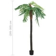 vidaXL Artificial Tree Cycas Lifelike Tropical Palm Tree with Pot 35.4 ...