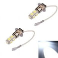 H3 LED Fog Light Bulbs 6000K Xenon White, Super Bright High Power COB ...