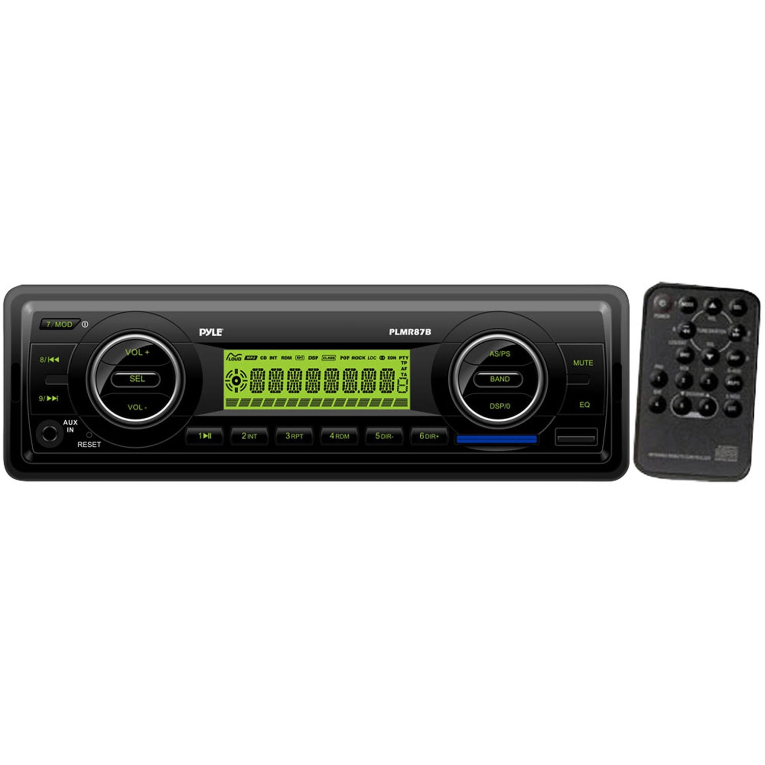 Pyle AM/FM-MPX IN-Dash Marine MP3 Player/Weatherband/USB and SD Card ...