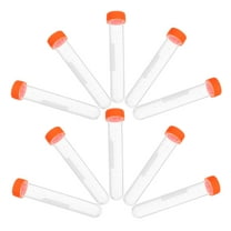 Supvox 20Pcs Clear Plastic Sampling Vials with Caps Portable Small Test ...