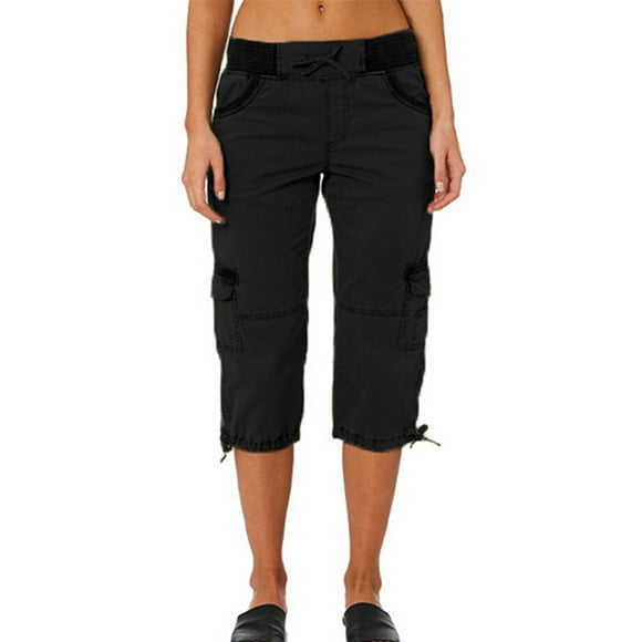 elastic waist capris