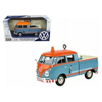 Volkswagen Type 2 (T1) Delivery Van Flower Power 1/24 Diecast Car Model ...