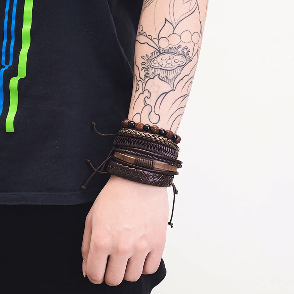 Simple Leather Bracelets For Men