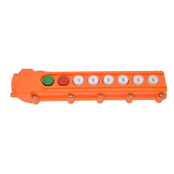 Hoist Button Box, Crane Remote Control Hoist Switch Push Button Box ...