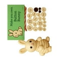 Button Art Set Build Your Own Animal Decoration Includes String and ...