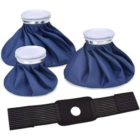 Ice Bags Hot Cold Fillable Ice Packs with Elastic Breathable Wrap ...