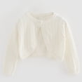 Agkizg Baby Girls Fall Solid Color Hollow Out One Button Cape Cardigan ...