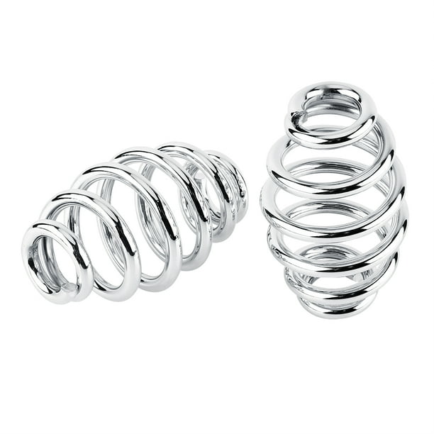 Spring 1 Pair 3" Steel Barrel Springs For Chopper Bobber Motorcycle ...