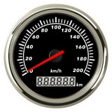 Universal 85mm Speedometer Odometer Speed Gauge 0-120 Km/h 0-200 Km/h ...