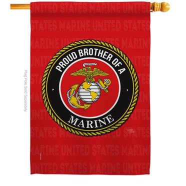 USMC Marines Wall Hanging Decor Cross 12 Inch US Flag Corps Symbol ...