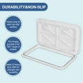 Kojem Boat Hatch 24x14 Deck Marine Access Hatch, Durable ABS, White, 2 ...