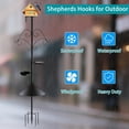 Bird Feeder Pole Stand,92 Inch House Pole for Outdoors Weather Station ...