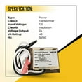 4011F Control Transformer 24V 40VA 50/60 Hz, 120 VAC - Compatible with ...