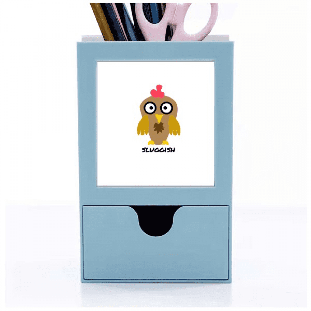 Dull Owl Lovely Art Deco Fashion Desk Supplies Organizer Pen Holder ...