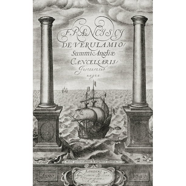 Title Page Of Francis Bacon's Instauration Magna, 1620. From The Book ...