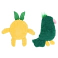 Vibrant Life Summer Flattie Bird and Pineapple Dog Toys with Crinkle ...