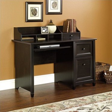 Kingfisher Lane L-Shaped Wood Computer Desk in Black - Walmart.com