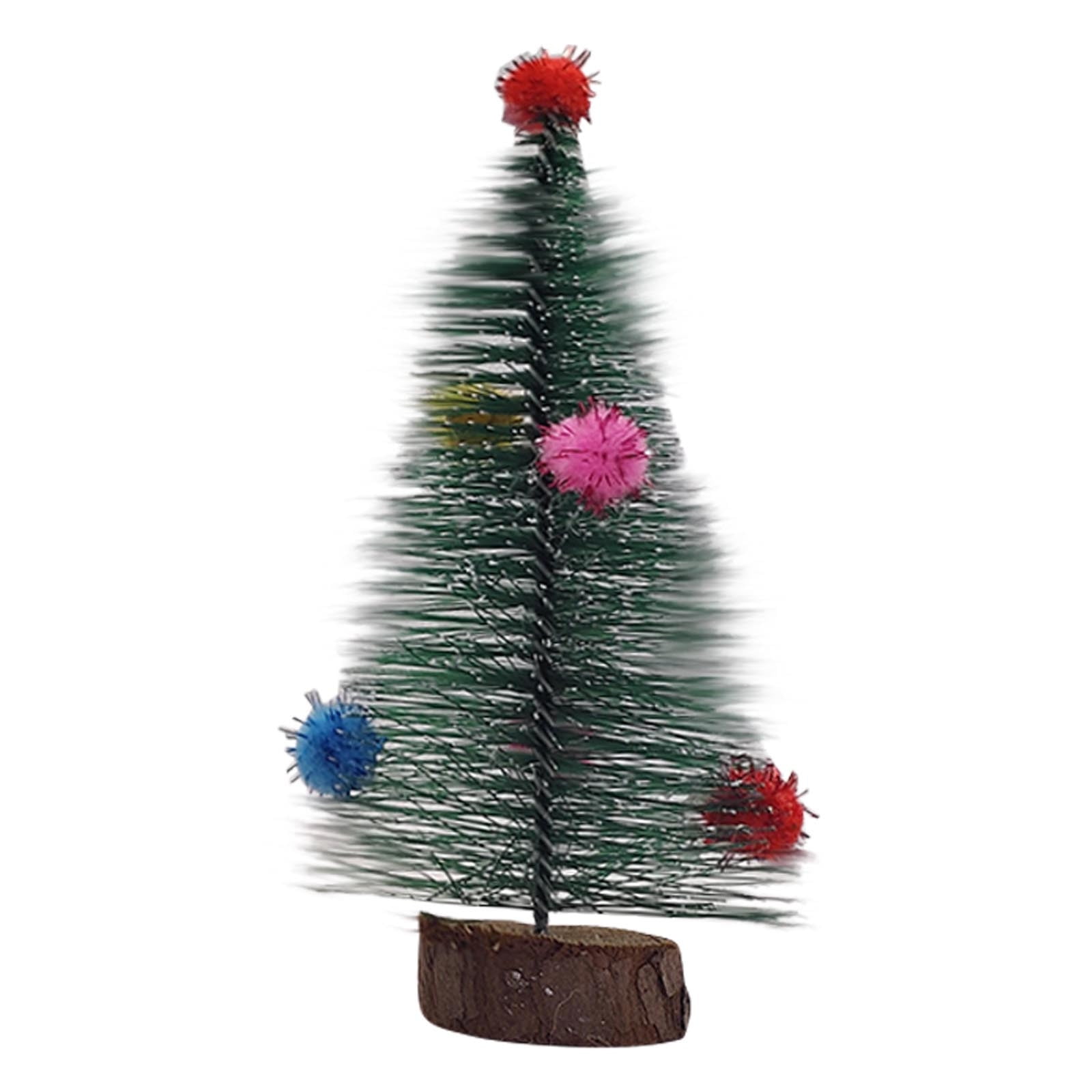 JeashCHAT Christmas Decorations Desktop Miniature Christmas Trees Mini ...