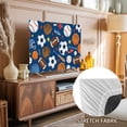 Indoor Elastic TV Cover, Ball Sports Dust Proof TV Screen Slipcover ...