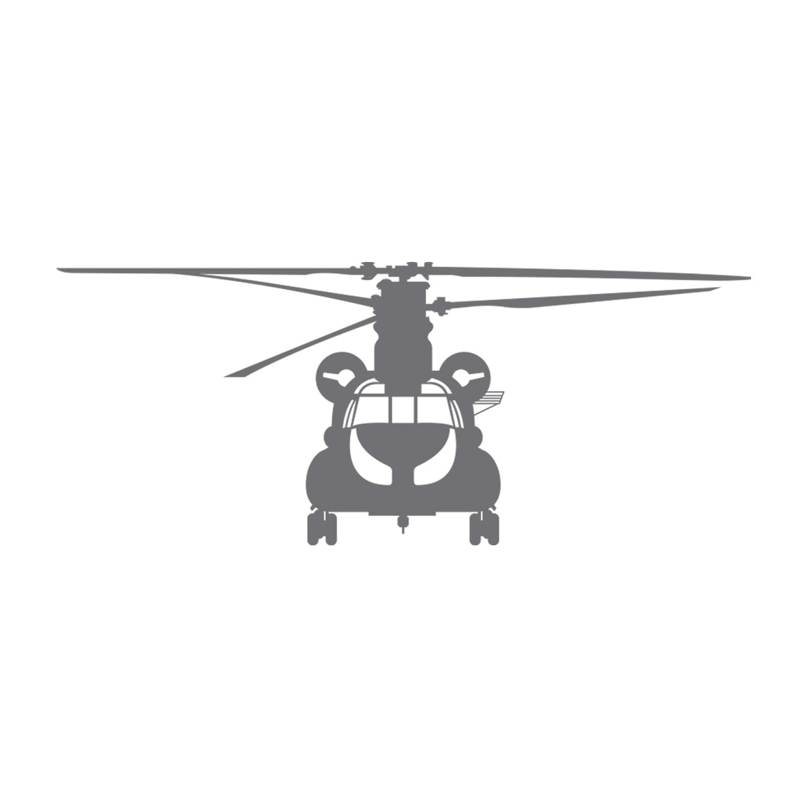 CH-47 Chinook Sticker Decal Die Cut - Self Adhesive Vinyl ...
