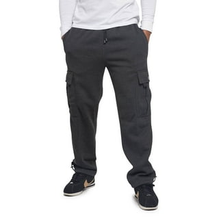 G-Style USA Men's Heavyweight Fleece Lounge Cargo Sweatpants, Up to 6XL ...