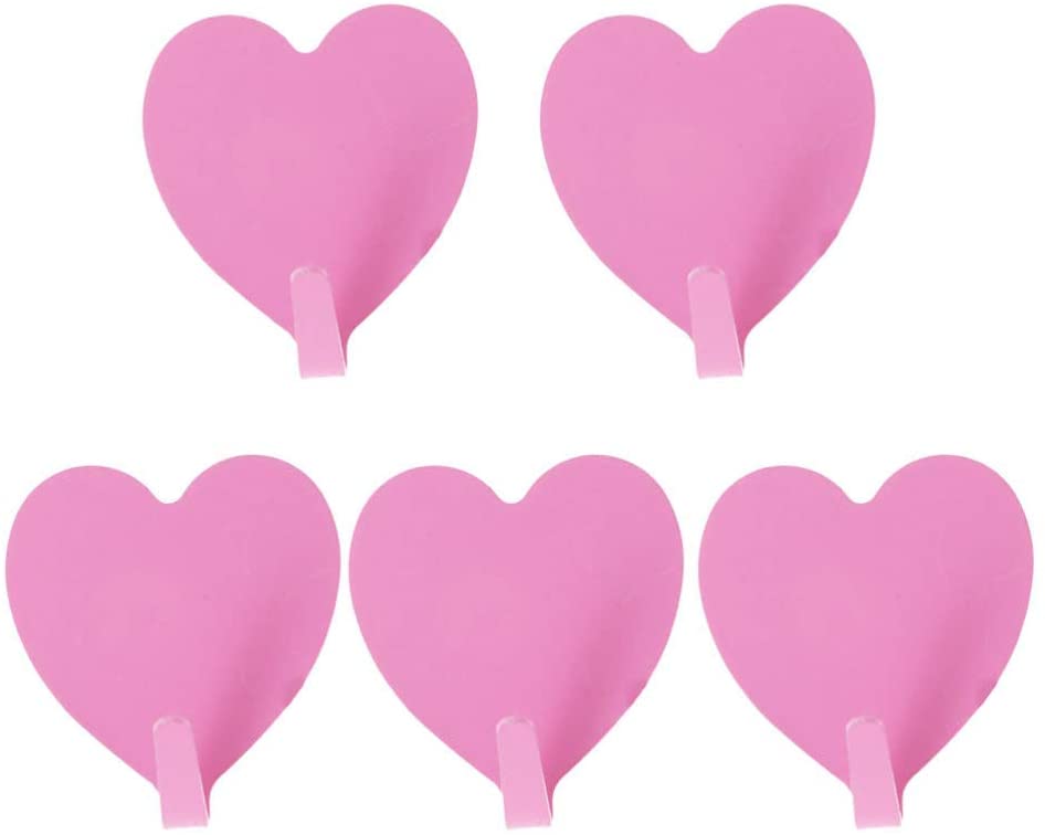 Coat Hooks Wall Mounted Coat Rack Closet Hooks Heart Shaped ...