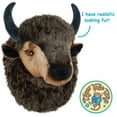 Brillo the Bison | 15 Inch Stuffed Animal Plush Buffalo Head Wall Mount ...