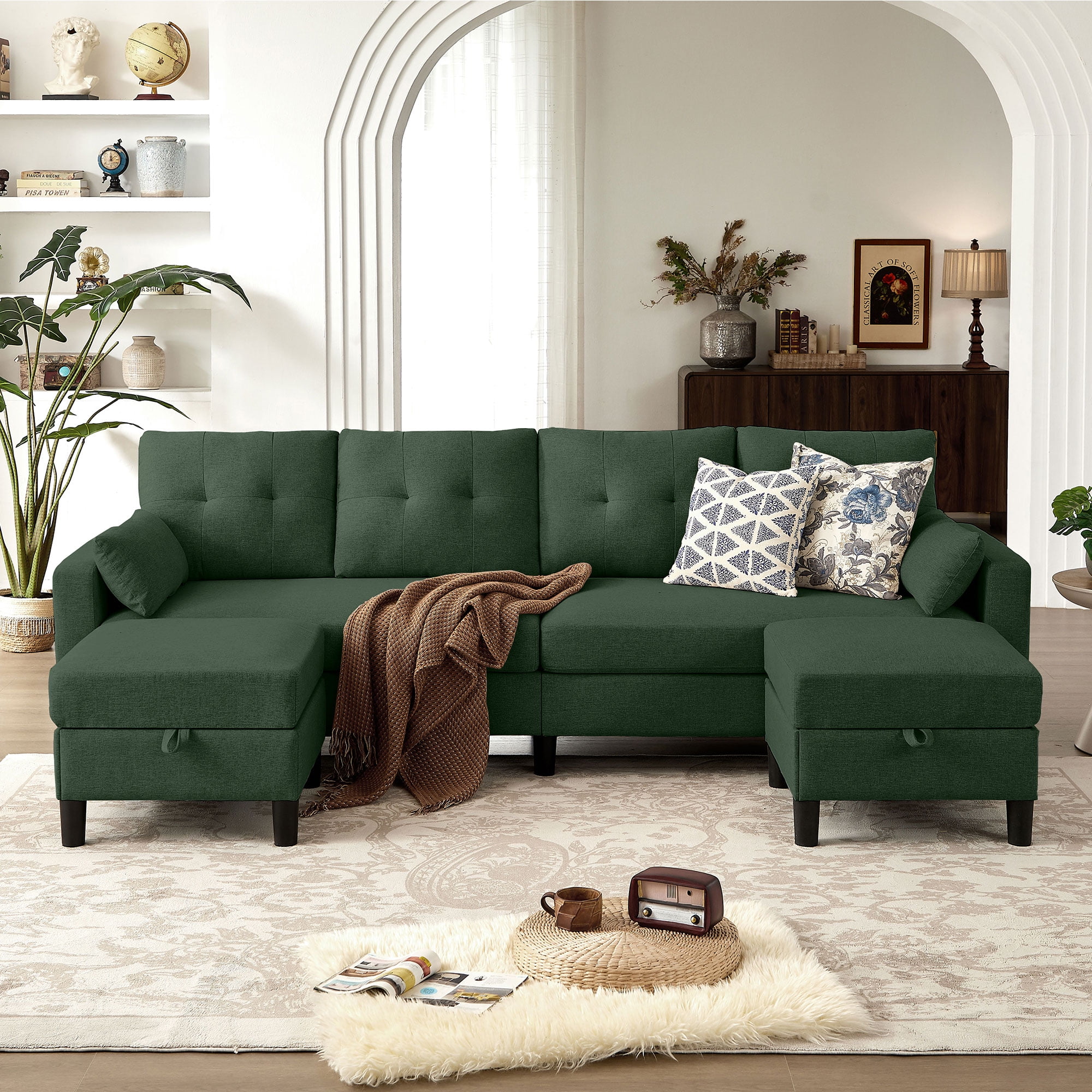 Click here for Jarenie Modern Sectional Sofa Couch With Reversibl... prices