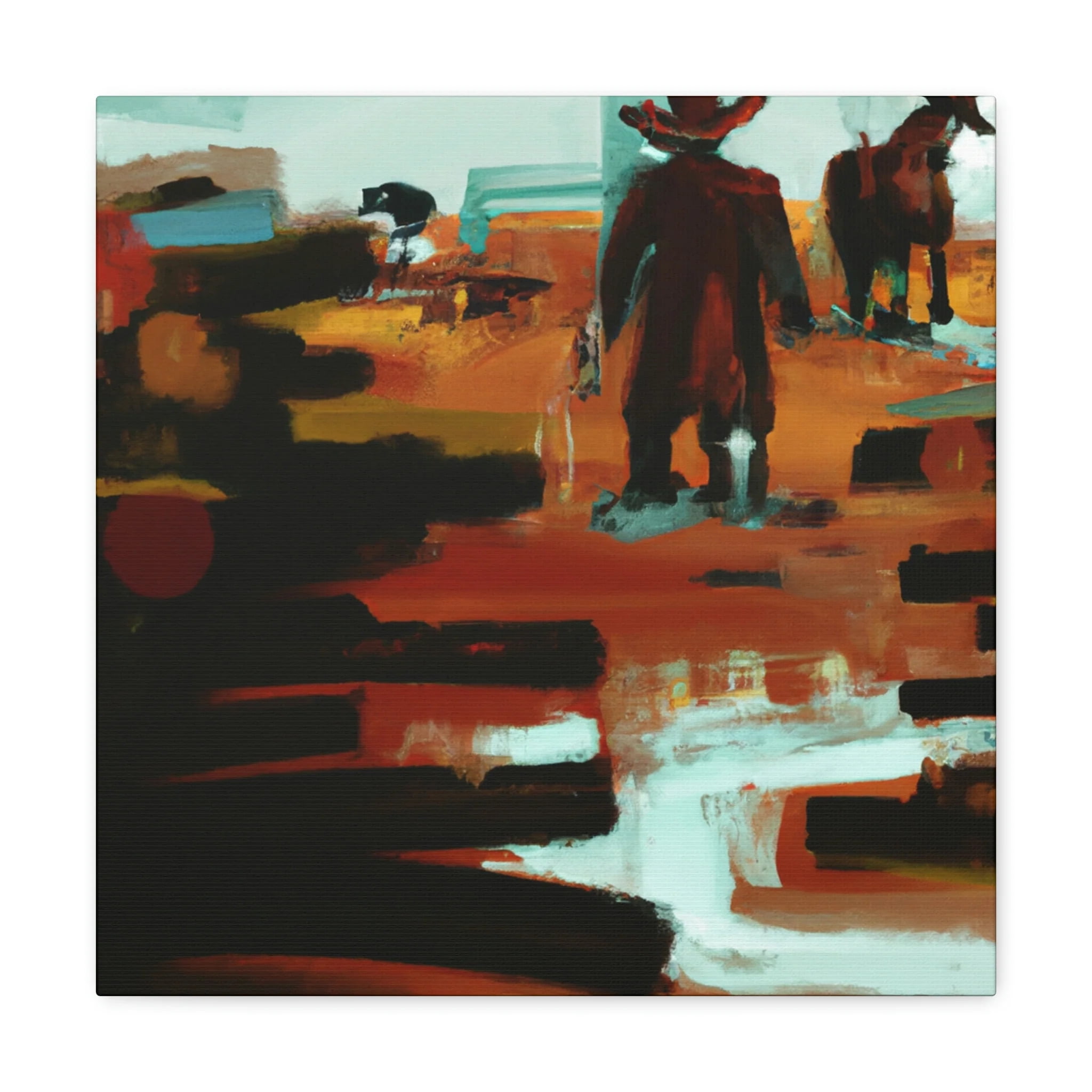 Ponderosa Reflection :D - Canvas - Walmart.com