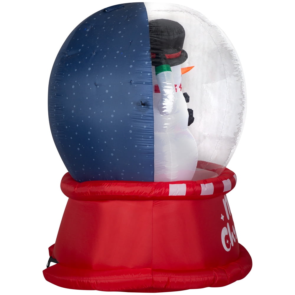 Christmas Inflatable Rotating Snow Globe Snowman Snowglobe Inflatabke