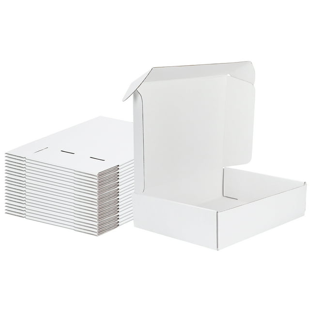 Walmart's Medium White Moving Supplies Empty Shipping Boxes 12x9x3, 20 ...
