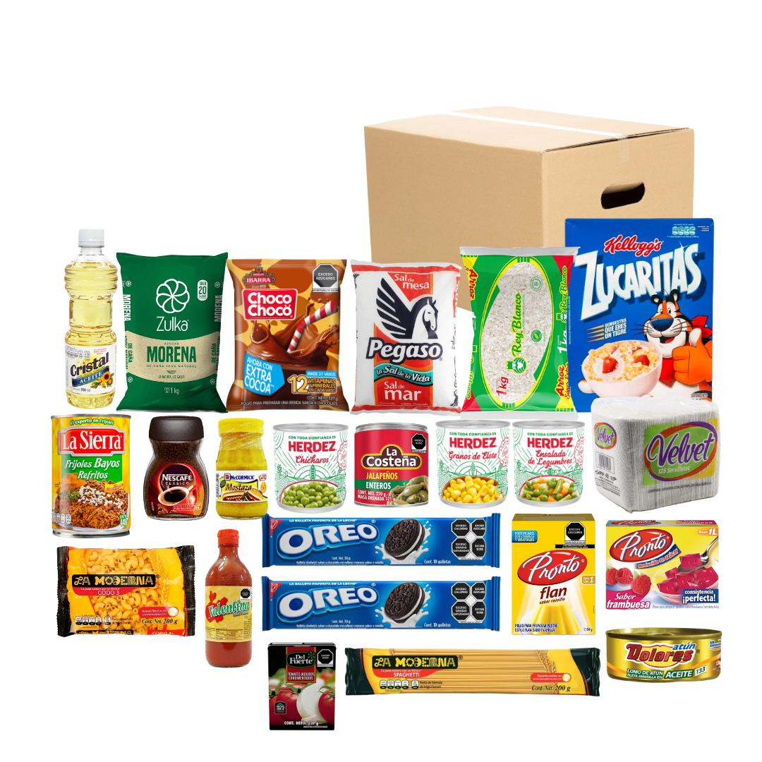 Despensa Armada Alimentos 22 Productos Canasta Básica | Walmart en línea