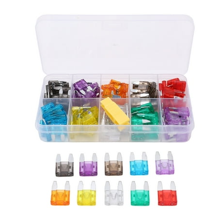 Auto Fuse Assortment Kit, Long Life Span 120Pcs Efficient Easy ...