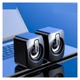 Mini Computer Speaker USB Wired Speakers 3D Stereo Sound Surround ...