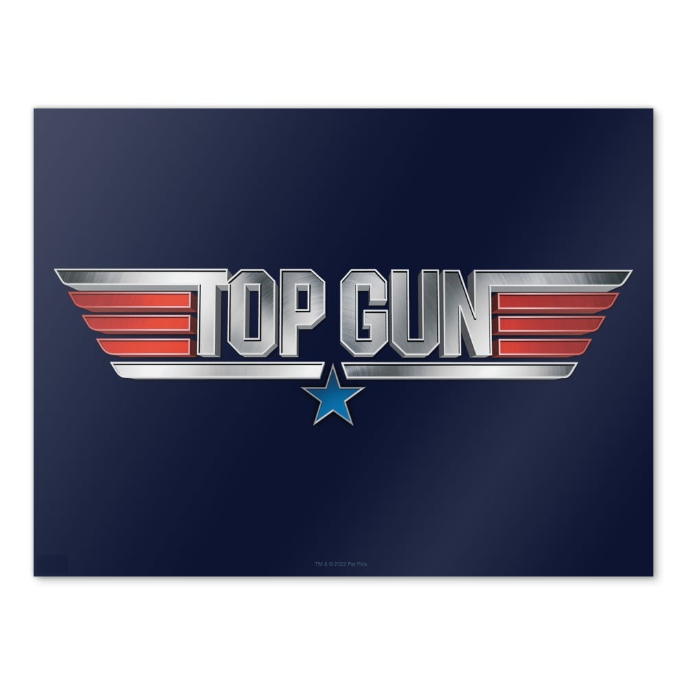 Top Gun Rendered Logo Home Business Office Sign - Walmart.com