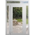 Front Exterior Prehung Metal-Plastic Door Clear Glass / MANUX 8666 ...
