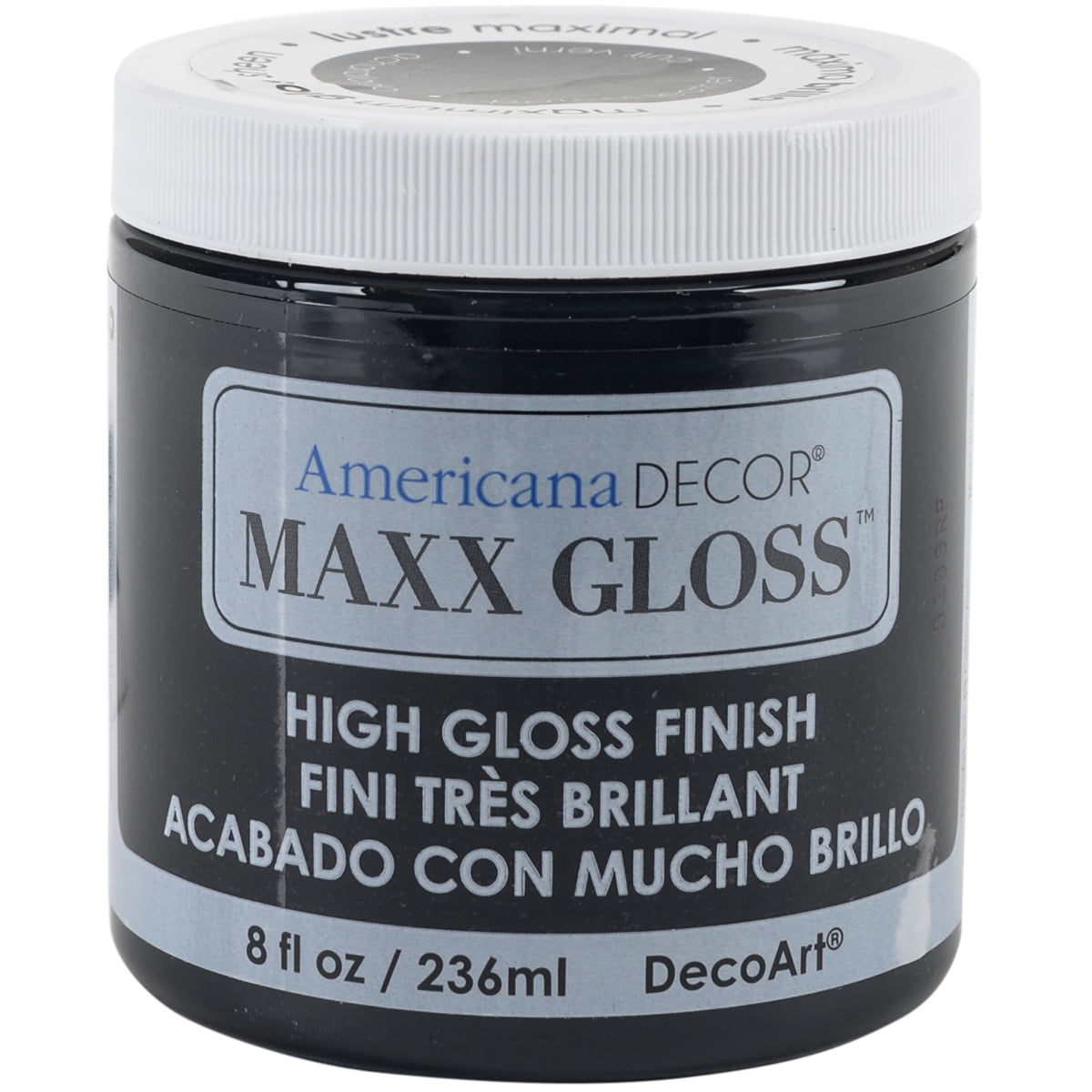 Maxx Gloss Acrylic Paint 8oz-Patent Leather - Walmart.com